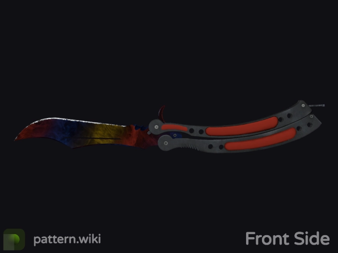 Butterfly Knife | Marble Fade - pattern.wiki