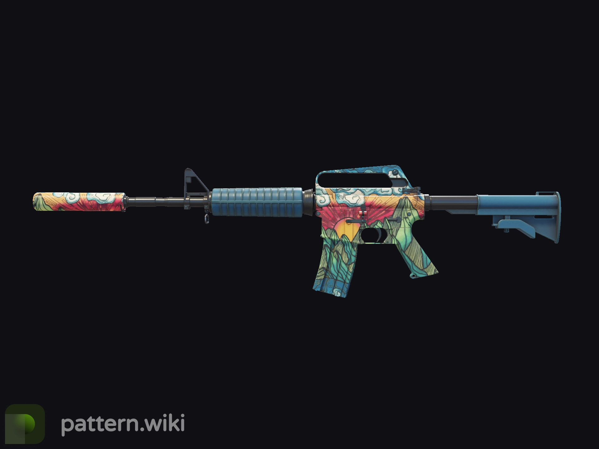 M4A1-S Solitude Seed 832 - pattern.wiki