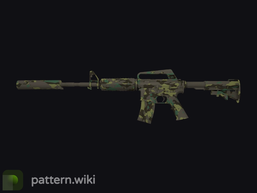 M4A1-S Boreal Forest Seed 353 - pattern.wiki