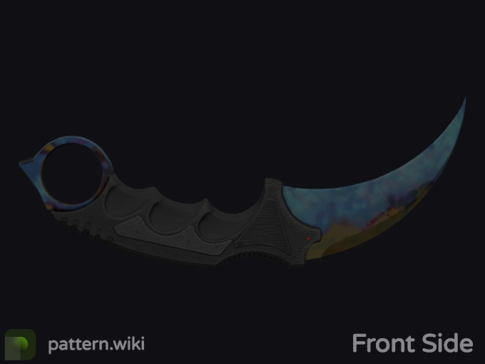 Karambit Case Hardened Seed 387 - pattern.wiki