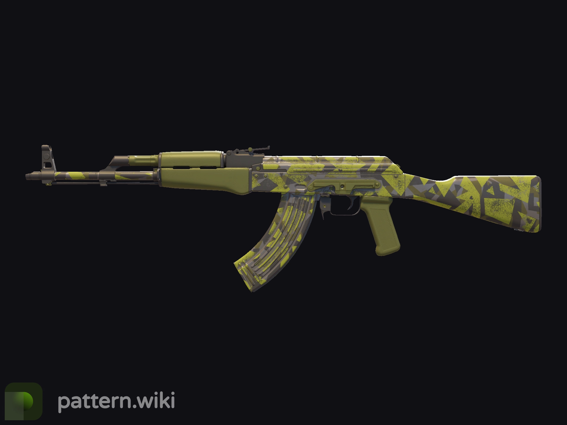 AK-47 Olive Polycam Seed 67 - pattern.wiki