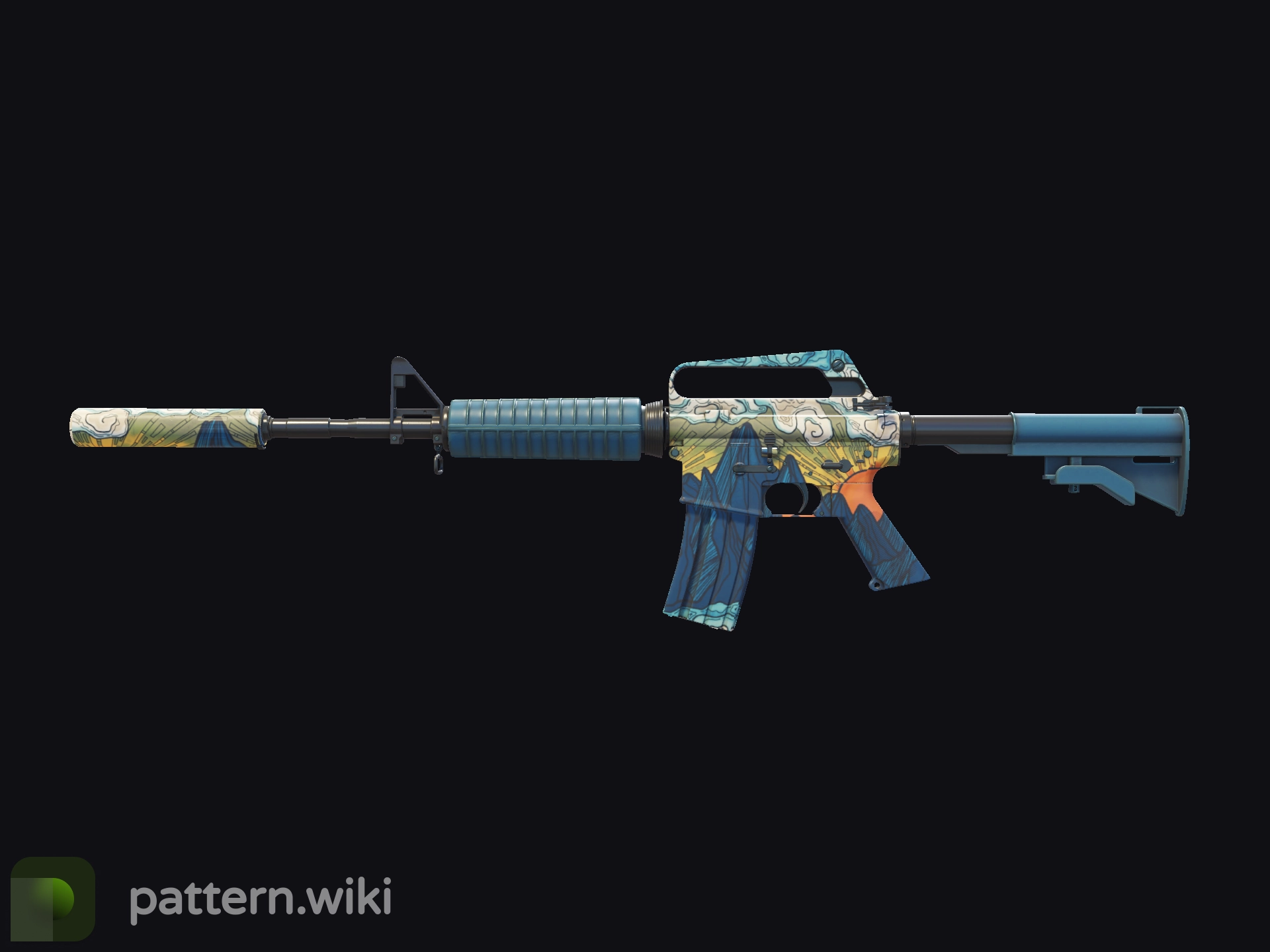 M4A1-S Solitude Seed 952 - pattern.wiki