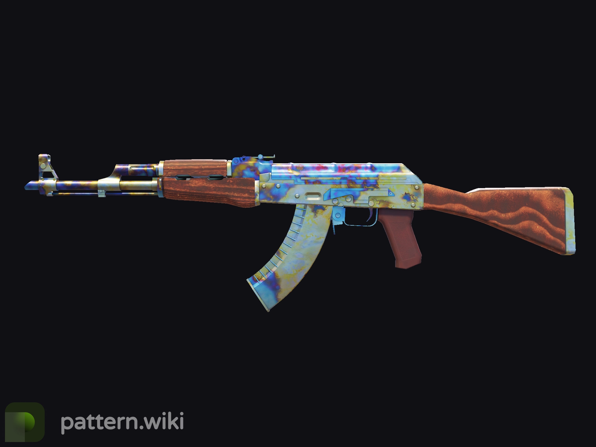 AK-47 Case Hardened Seed 980 - pattern.wiki