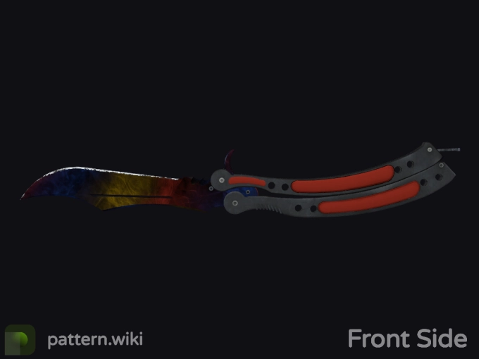 Butterfly Knife | Marble Fade - pattern.wiki