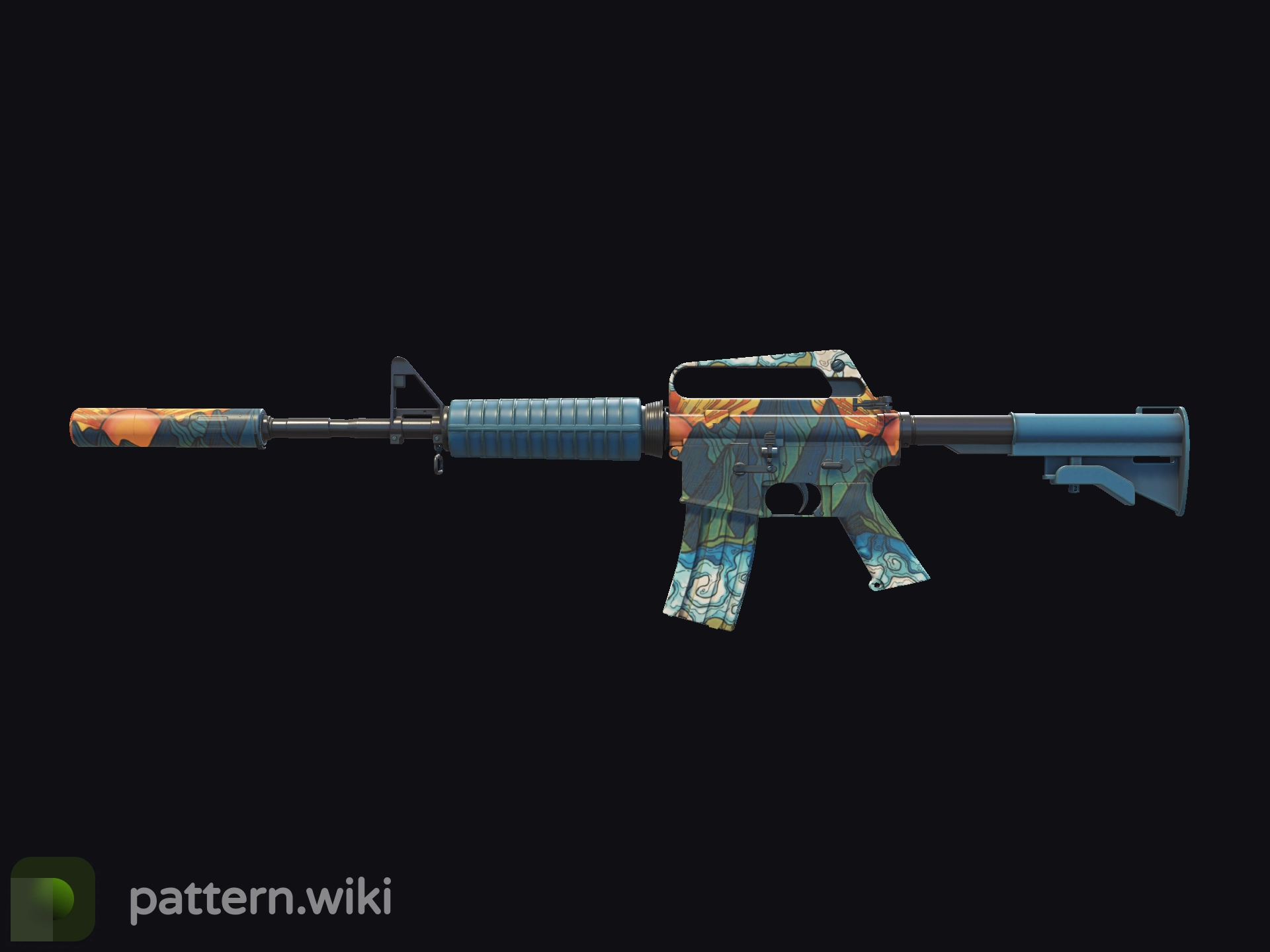 M4A1-S Solitude Seed 505 - pattern.wiki