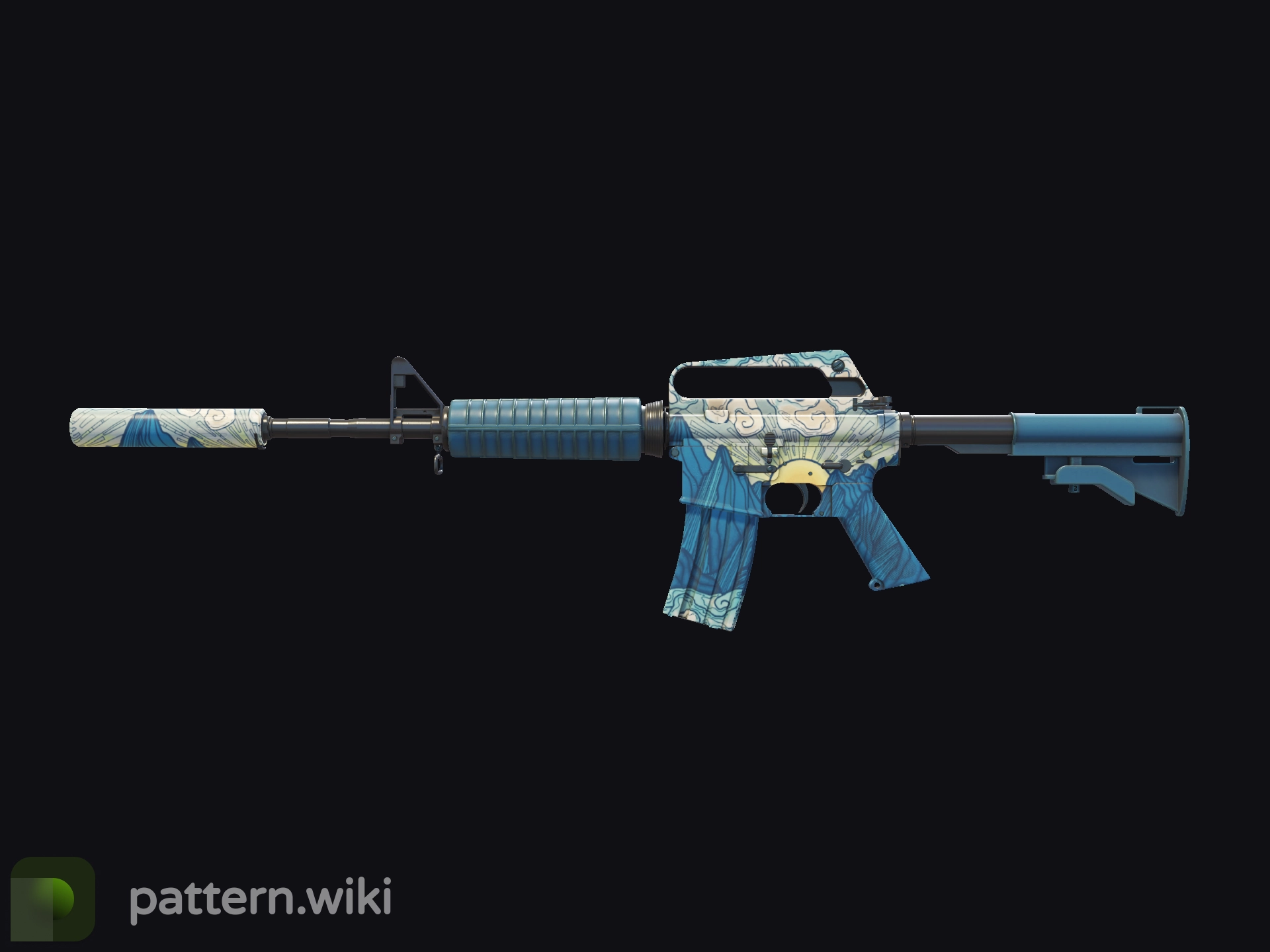M4A1-S Solitude Seed 680 - pattern.wiki