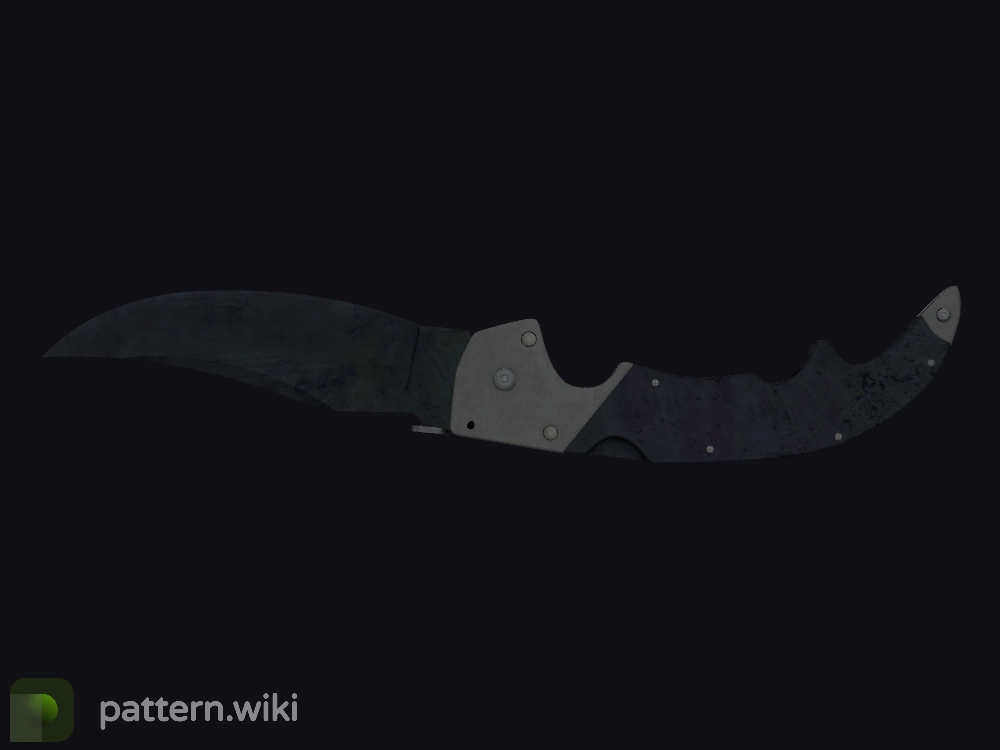 Falchion Knife | Blue Steel - pattern.wiki