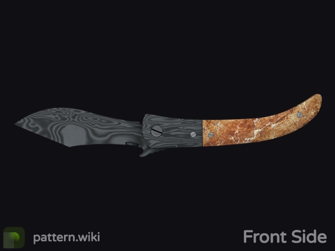 Navaja Knife | Damascus Steel - pattern.wiki