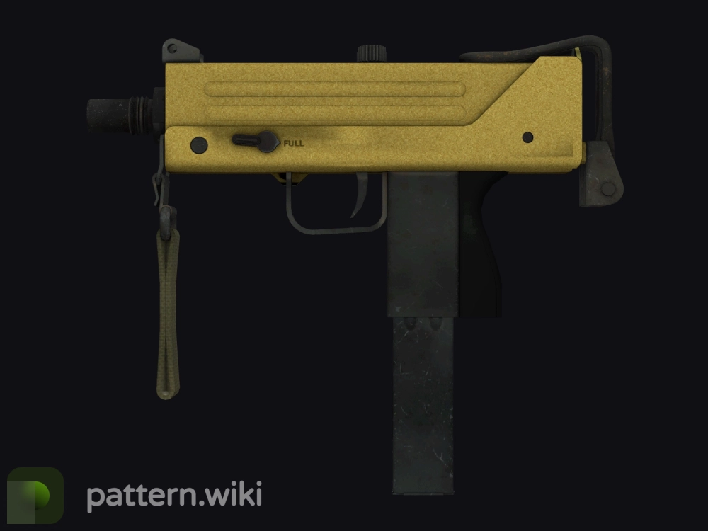MAC-10 Gold Brick Seed 280 - pattern.wiki