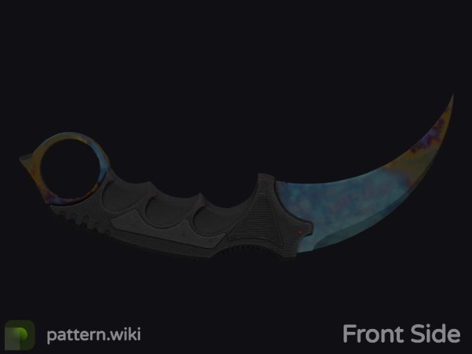 Karambit Case Hardened Seed 387 - pattern.wiki