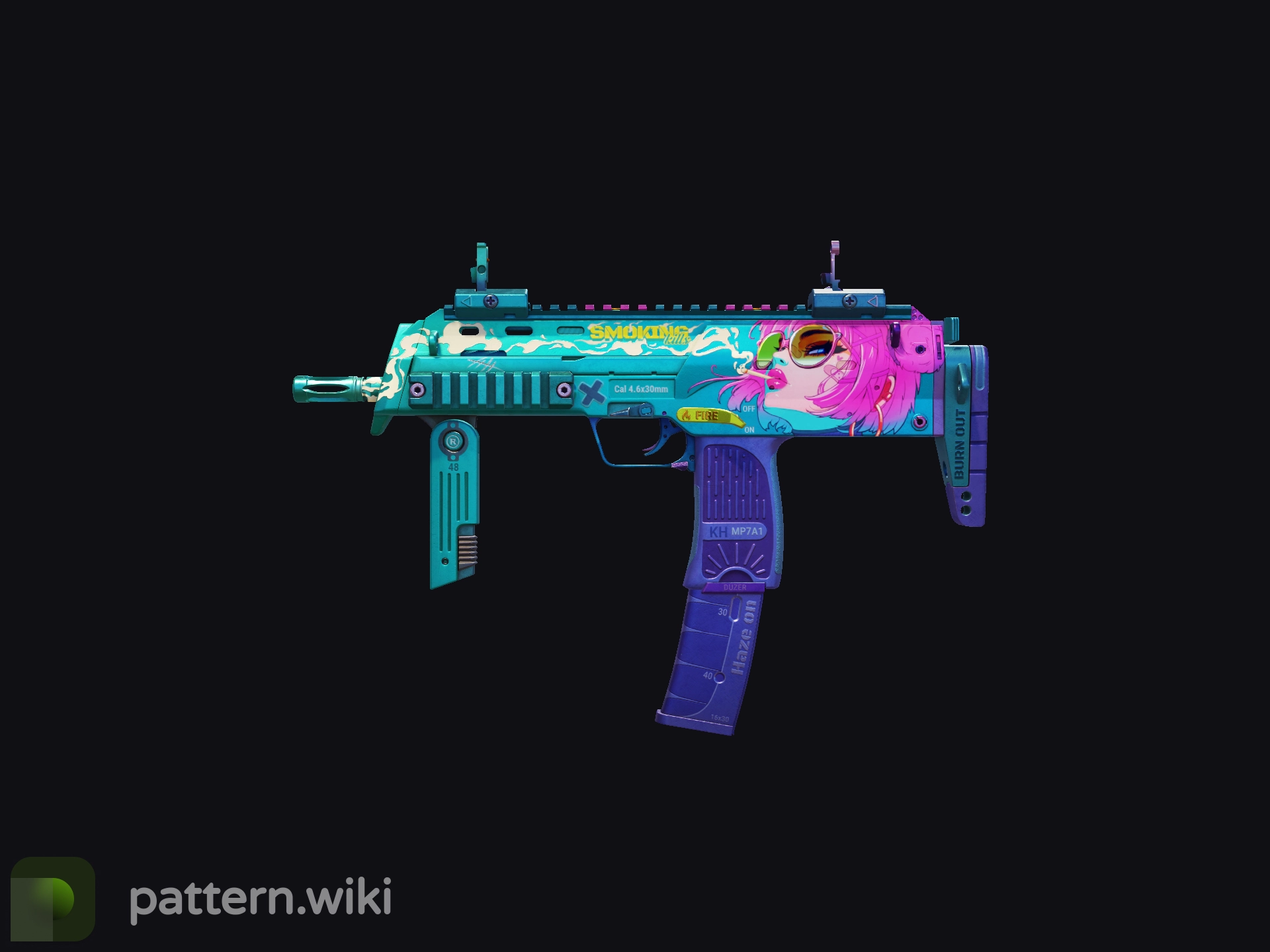 MP7 | Smoking Kills - pattern.wiki