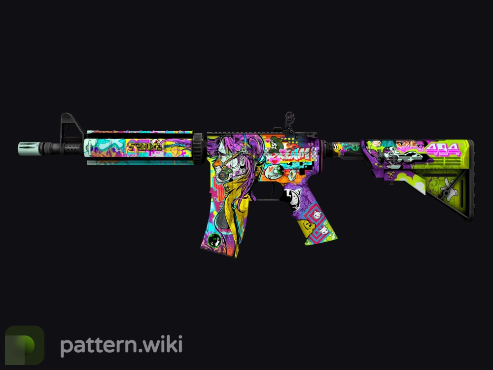 M4A4 | In Living Color - pattern.wiki