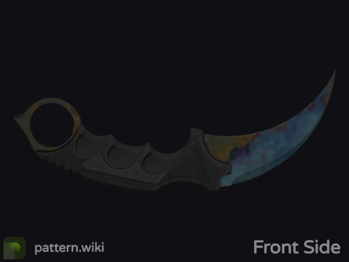 Karambit Case Hardened Seed 387 - pattern.wiki