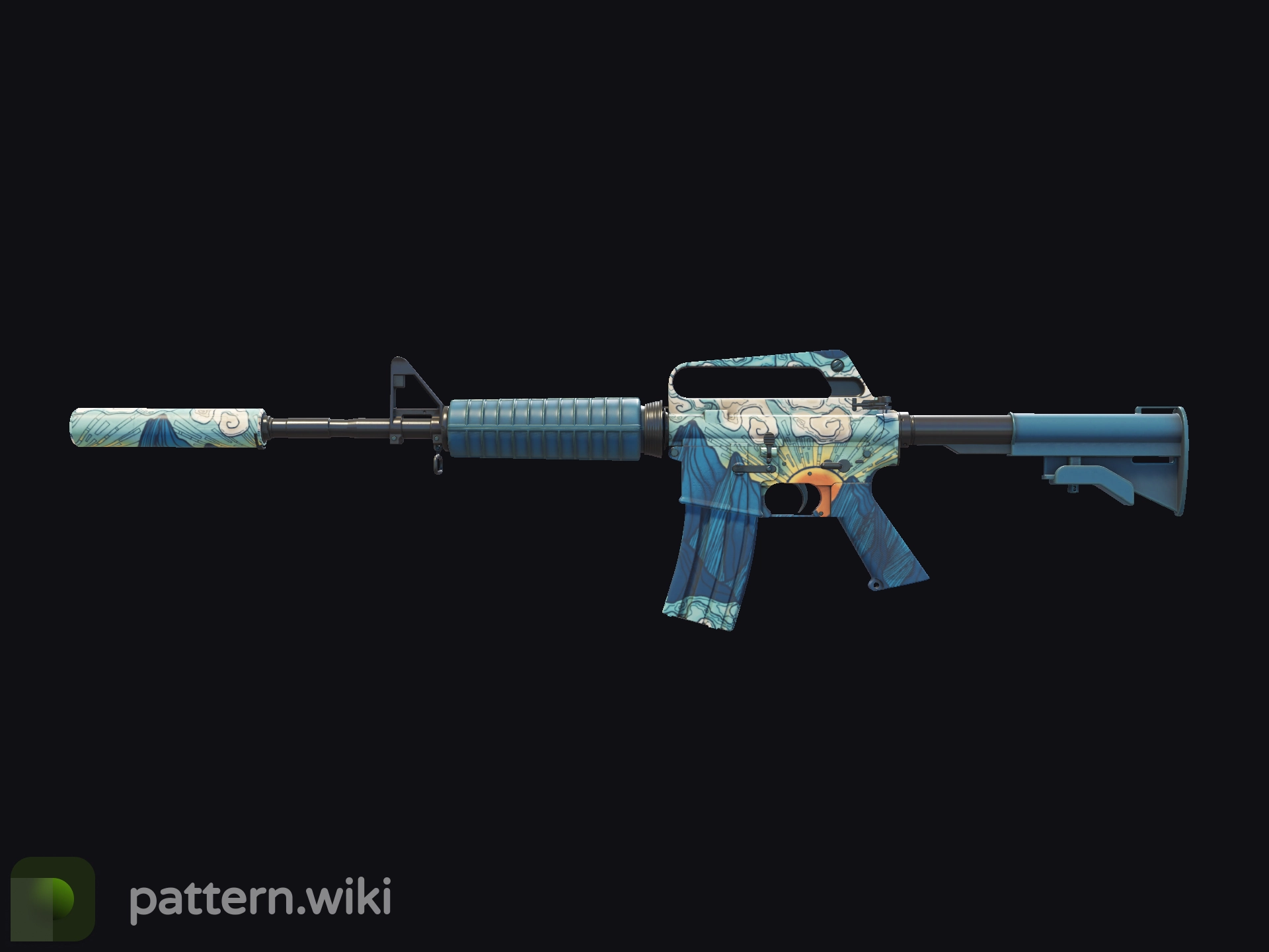 M4A1-S Solitude Seed 234 - pattern.wiki