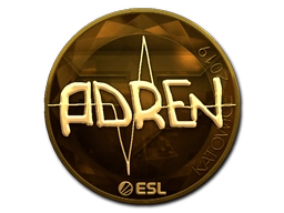 Sticker | AdreN (Gold) | Katowice 2019 - pattern.wiki