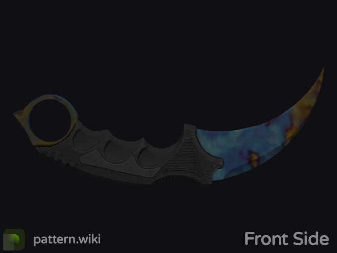 Karambit Case Hardened Seed 387 - pattern.wiki