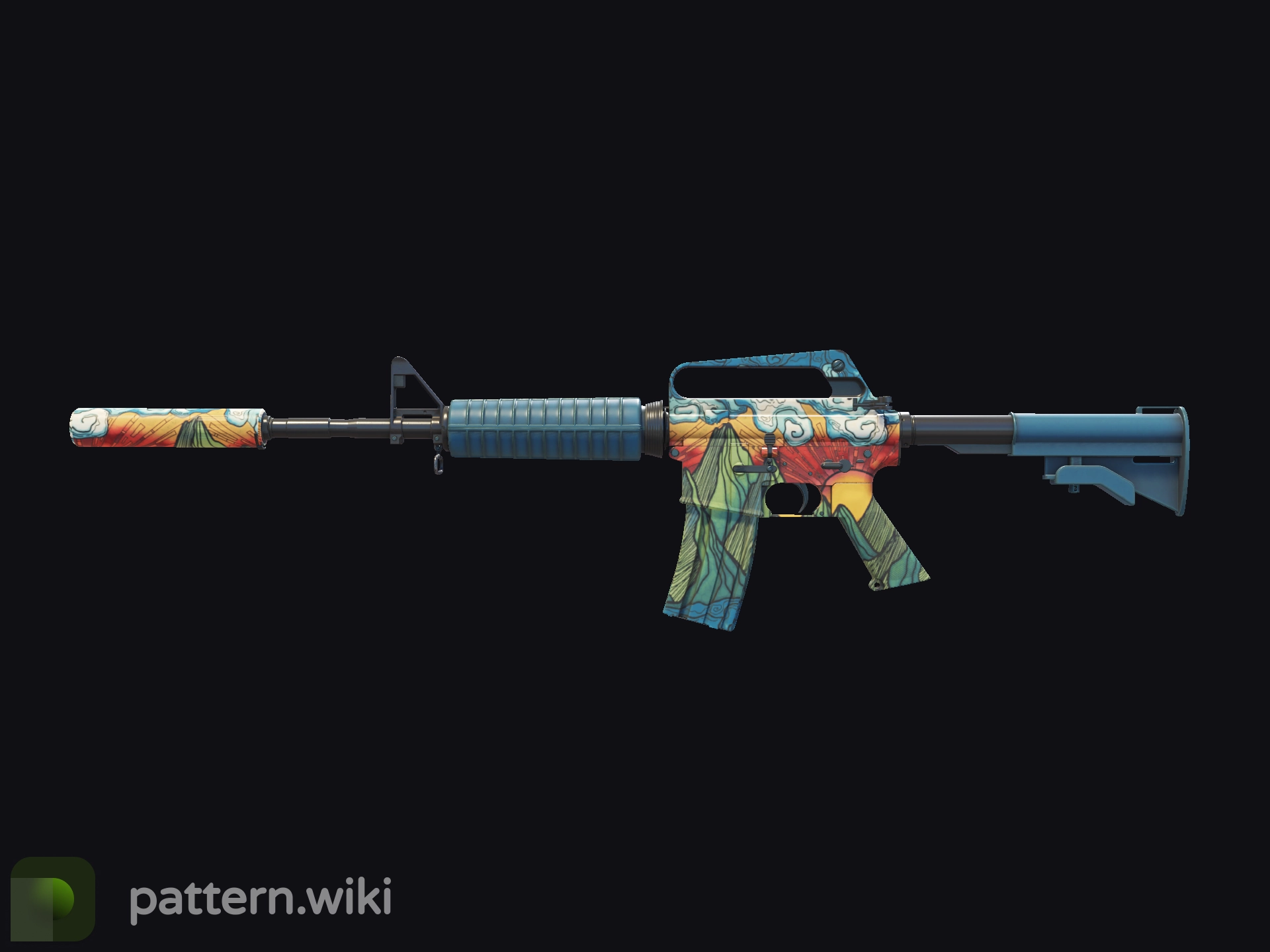 M4A1-S Solitude Seed 27 - pattern.wiki