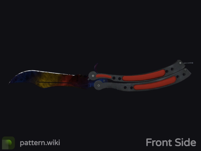 Butterfly Knife | Marble Fade - pattern.wiki