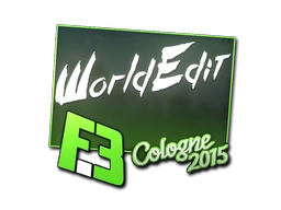 Sticker | WorldEdit | Cologne 2015 - pattern.wiki