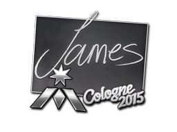 Sticker | James | Cologne 2015 - pattern.wiki