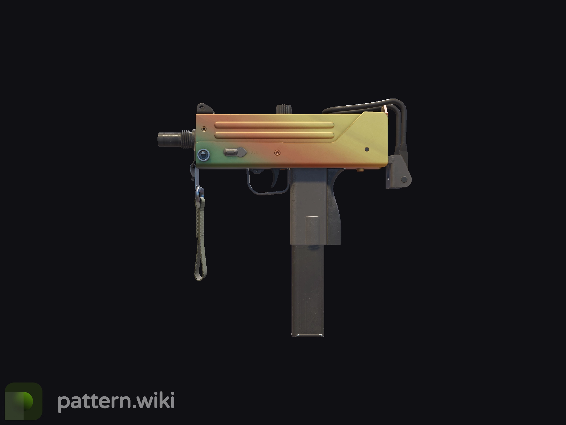 MAC-10 | Amber Fade - pattern.wiki