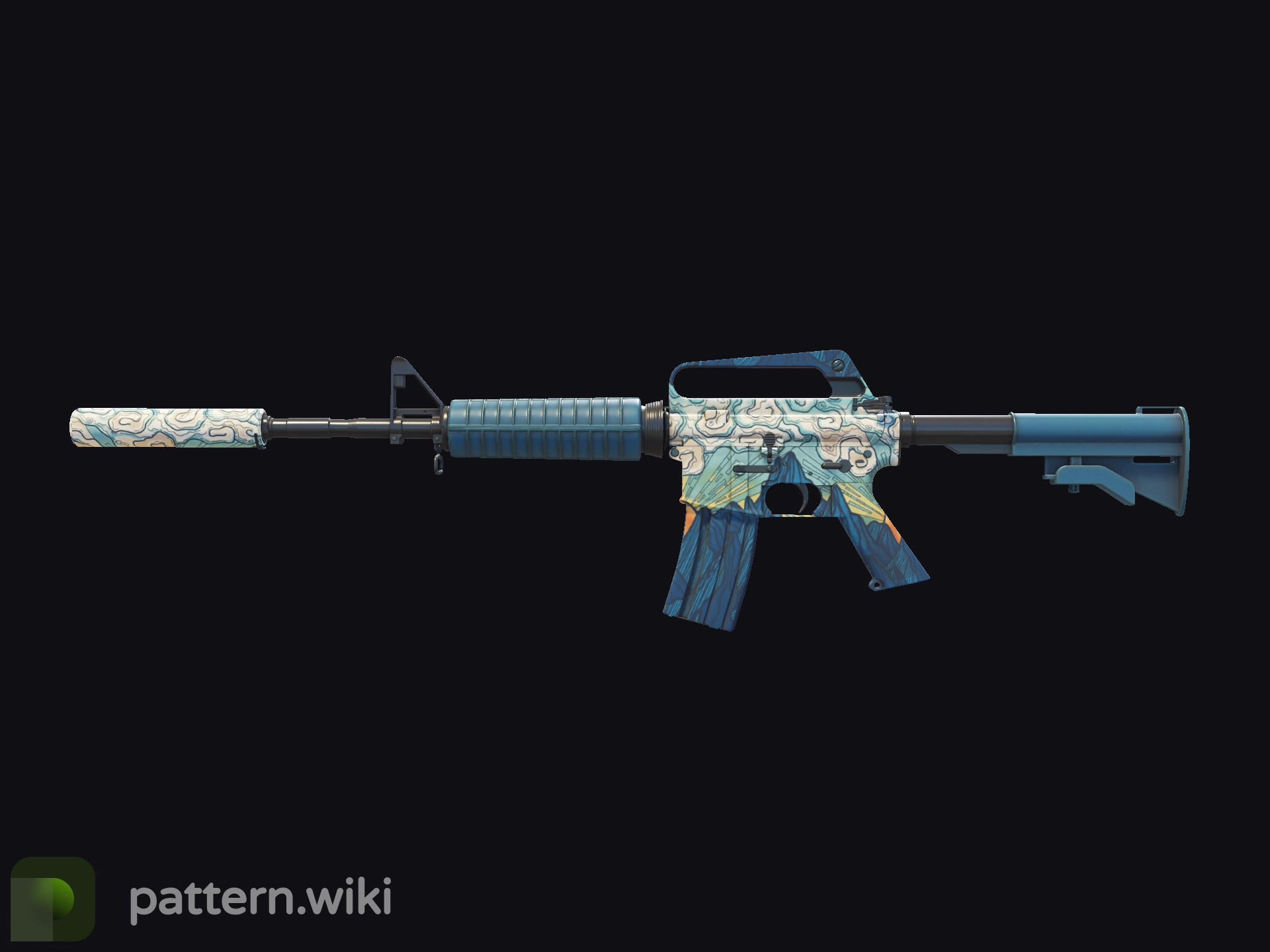 M4A1-S Solitude Seed 700 - pattern.wiki