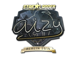 Sticker | aizy (Gold) | Berlin 2019 - pattern.wiki