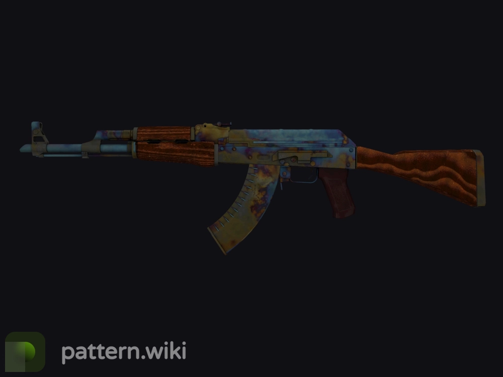 AK-47 Case Hardened Seed 387 - pattern.wiki