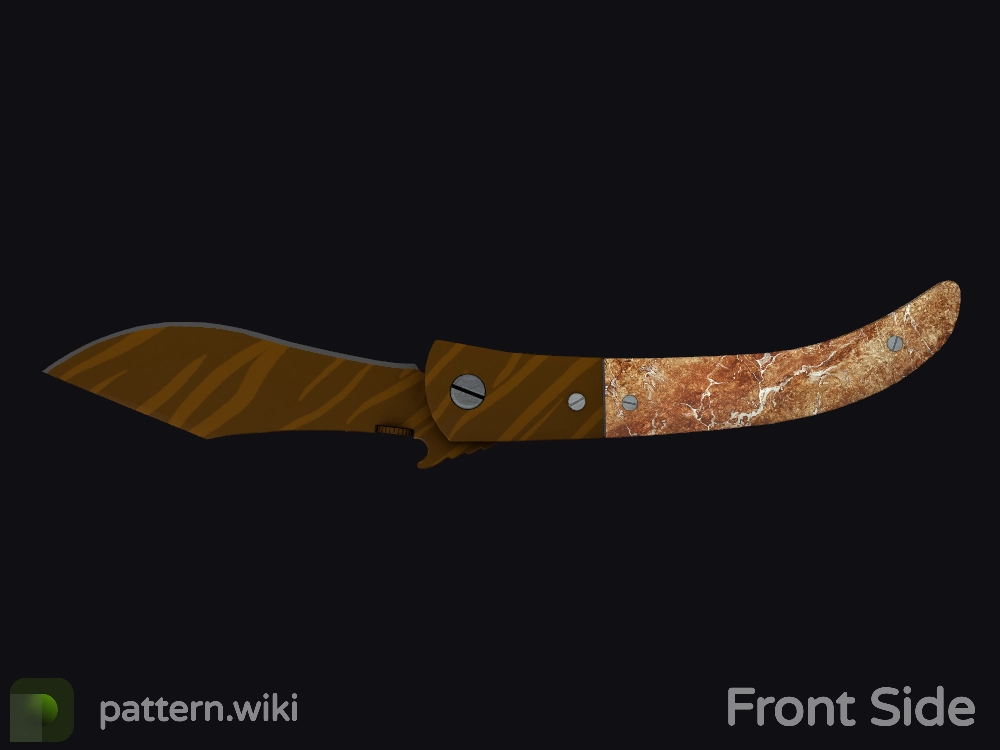 Navaja Knife | Tiger Tooth - pattern.wiki